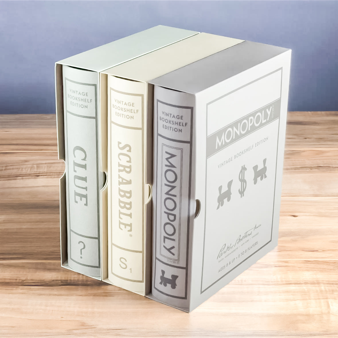 Vintage Bookshelf Board Games – One Cottage Way